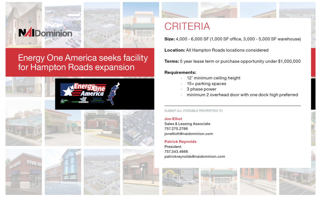 Space-Needs_Template_Energy_One_America | NAI Dominion – Hampton Roads ...